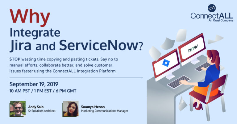 Live webinar on integrating Jira with ServiceNow - ConnectALL